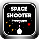 Space Shooter Prototype Game (Construct 3 | C3P | HTML5) Endless Game by CGFX-Studio